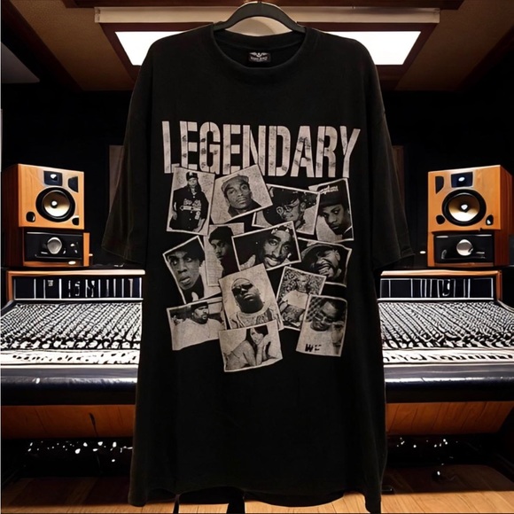 Vintage | Shirts | Vintage 9s Legendary Rappers Tupac Biggie Snoop Jay ...